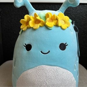 Squishmallows | Toys | 1 Natnat The Blue Alien Wearing Sunflower Crown ...